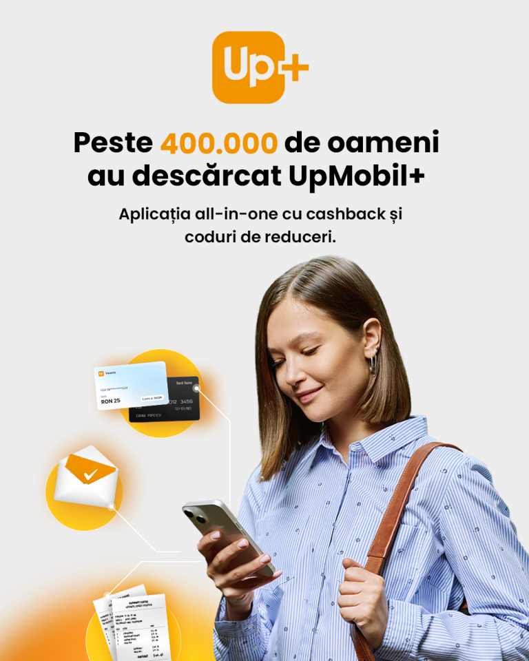 Up Mobil+, aplicația „all-in-one”, atinge peste 400.000 de utilizatori, în primele cinci luni de ...